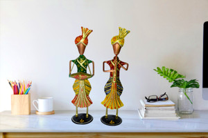 Dudal Art metal Showpiece for table/living room/bedroom/study room ...