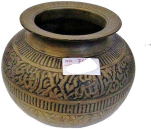 BRASS BLESSING Antique BRASS Pot - ISLAM - Water Storage Matka Ghada ...