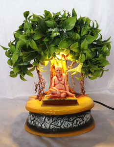 Shubhrangarts Shri Swami Samarth Idol with tree(light). Decorative ...