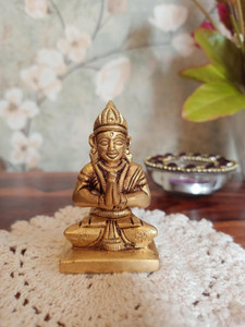 Nitya Pushti Nitya Pushti Handmade Brass Maa Parvati Statue, Gifts for ...