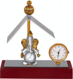 GABA TIME Gaba Time decorative showpiece with unique table clock and ...