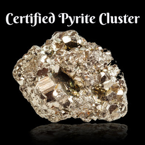 VIBESLE Natural Raw Stone Natural Pyrite, Crystal Cluster Natural ...