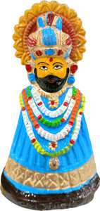 Dev Samagri Baba Khatu Shyam ji Idol Showpiece for Home and Pooja ...