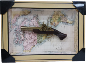 Molecule ANTIQUE GUN FRAME Decorative Showpiece - 40 cm Price in India ...