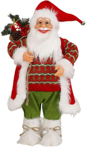 BNF Standing Santa Claus Doll Christmas Decoration Collectible Cute ...