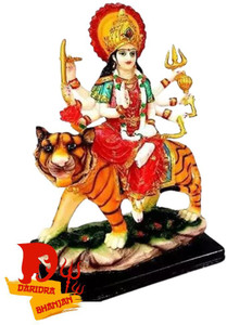 sanskaari Sherawali MATA Rani Murti for Pooja Mandir Goddess Maa Durga ...