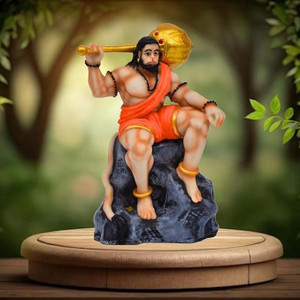 Adhvik Sitting on Rock Bahubali Bajrangbali Hanuman Blessing/ashirwad ...