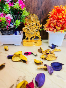 DARIDRA BHANJAN Maa Durga Devi Idol - Sherawali Mata Rani Puja Vastu ...