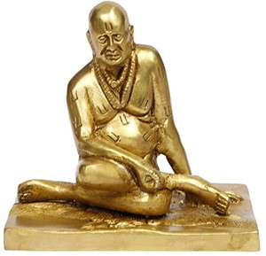 Idolsplace Brass Swami Samarth Guru Idol Home Office Temple Mandir Puja ...