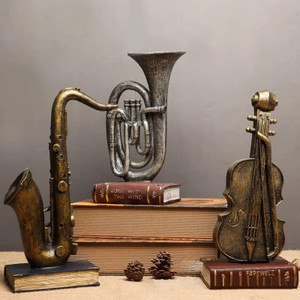 SN Handicrafts Set of 3 Decorative Instruments Collectible Showpiece ...