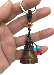 numeroastro Tibetan Bell Key Chain | Guardian Bell Key Chain Decorative ...