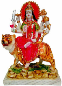 Tulika Collections Marble look Goddess Maa Durga, Mata Rani Sherawali ...