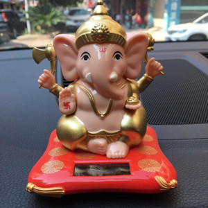OSHD Solar Ganesha/ Ganpati Moving hands for office, home showpiece ...