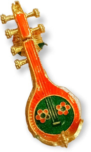 Firmus Veena Toy Small Golden Metal Musical Instrument for Radha Rani ...
