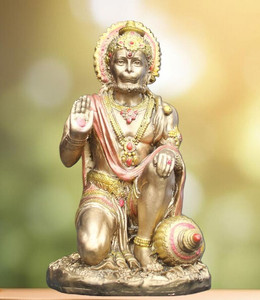 KHURD gold hanuman ji 7 inch gold hanuman ji 7 inch Decorative ...