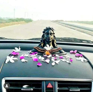 DV Devesh Venture Bholenath Lord Adi Yogi Shiva Idol HAR HAR Car Dash ...