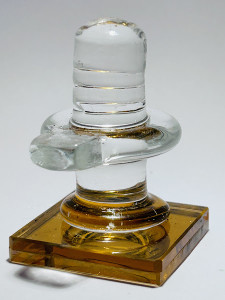 DWM Indian Fine Handcrafted Glass Crystal Shivling/ Showpiece For Home ...