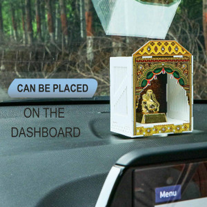 Rhydon Wooden Car Temple | Showpiece for Car Dashboard | Decorative ...