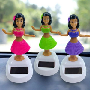 The Craft Store Solar Hula Dancing Girl Bobble Head Toys for Car ...
