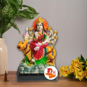 DARIDRA BHANJAN Sherawali MATA Durga Maa Murti Statue for Pooja Vaishno ...