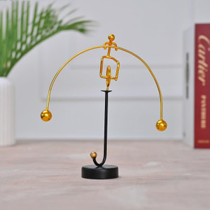 DecorTwist Newton Cradle Balancing Man Toy for Table Perpetual Motion ...
