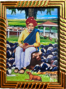 Nath Craft Sadguru Saint Shri Balumama Photo Frame Small For Home And ...