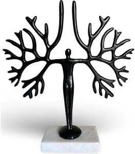 RDC RAMAYA DECOR RDC RAMAYA DÉCOR Modern Metal Tree Showpiece on Marble ...