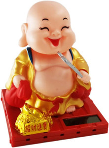 Bogenlite Moving Head & Hand Monk Buddha Showpiece for Home Decor ...