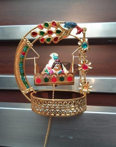 Amoksh Collection Small Krishna Jhula, Laddu Gopal Jhula,, For Home And ...