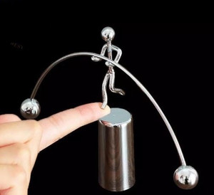 Foschini Weightlifter Kinetic Art Balance Toy Decorative Showpiece - 10 ...