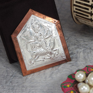 Nakoda Store Daitya Devi (Maharashtrian Dev Tak) 3gm Pure Silver ...