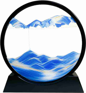 ZUVUZU Decor Moving Sand Art Glass TableTop Deep Sea Sandscape in ...