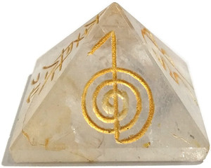 REIKI CRYSTAL PRODUCTS Clear Quartz Pyramid Reiki Healing for Vastu ...