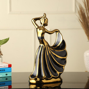 ART FLOW Lady Women Standing Statue, Home Decor Items showpieces (18 cm ...