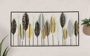 RoyalOak Royaloak Iron Creek Metal Rectangular Wall Art Decorative ...