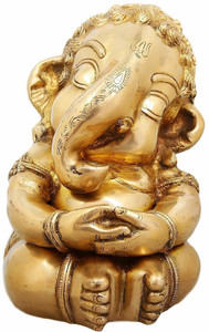 Brass statue villa Brass Baby Large Ganesh Idol Hindu Success Lord Bal ...