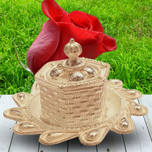 Parasmoni 999 pure Silver(chandi) Kum Kum Box/Sindoor Box/sindoor-dani ...