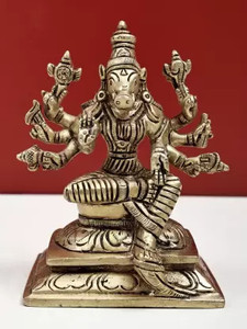 BUY N RELAX Varagi Amman 8 Handed Brass Statue Lord Vishnu's Varaga ...