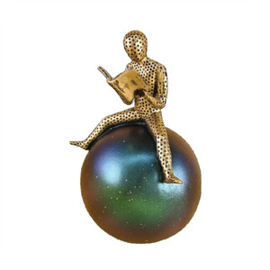 DecorUncle The Man Reading Book Sculpture | Perfect Showpiece for For ...