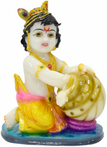 Matki Krishna Decorative Showpiece - 3 cm Price in India - Buy Matki ...