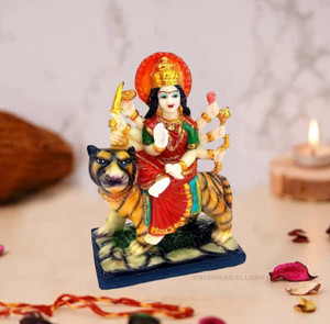 DARIDRA BHANJAN Goddess Nav Durga Devi Sherawali MATA Murti Idol ...