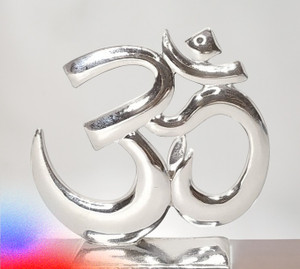 Adhvik Metal Hindu Om Shiv Symbol Idol for Gifting, Home/Office And Car ...
