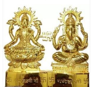 DARIDRA BHANJAN Lord Laxmi Ganesh Idol Statue God Murti,saraswati mata ...