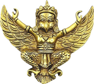 Home Genie Golden Garuda Wall Hanging Décor Decorative Showpiece - 9 cm ...