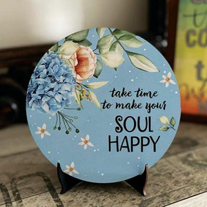 IT2M Wooden Best Time Quote showpiece Item for Study Table Decorative ...