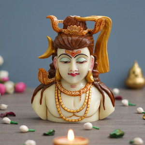 shyam antique creation Lord Shiva Head Statue Shiv Idol Wearing ...