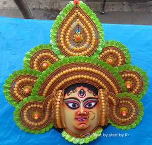 Tarakasi Durga Chhau Decorative Showpiece - 51 cm Price in India - Buy ...