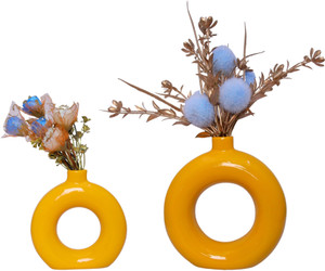 Flipkart Perfect Homes Matte Finish Donut Flower pot Circular Shaped ...