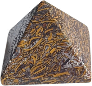 Maitri Export Calligraphy Jasper 1 Inch Pyramid Decorative Showpiece ...