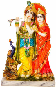 HUBZONES Lord Radha Krishna Marble Idol Radha Krishan Statue God Bal ...